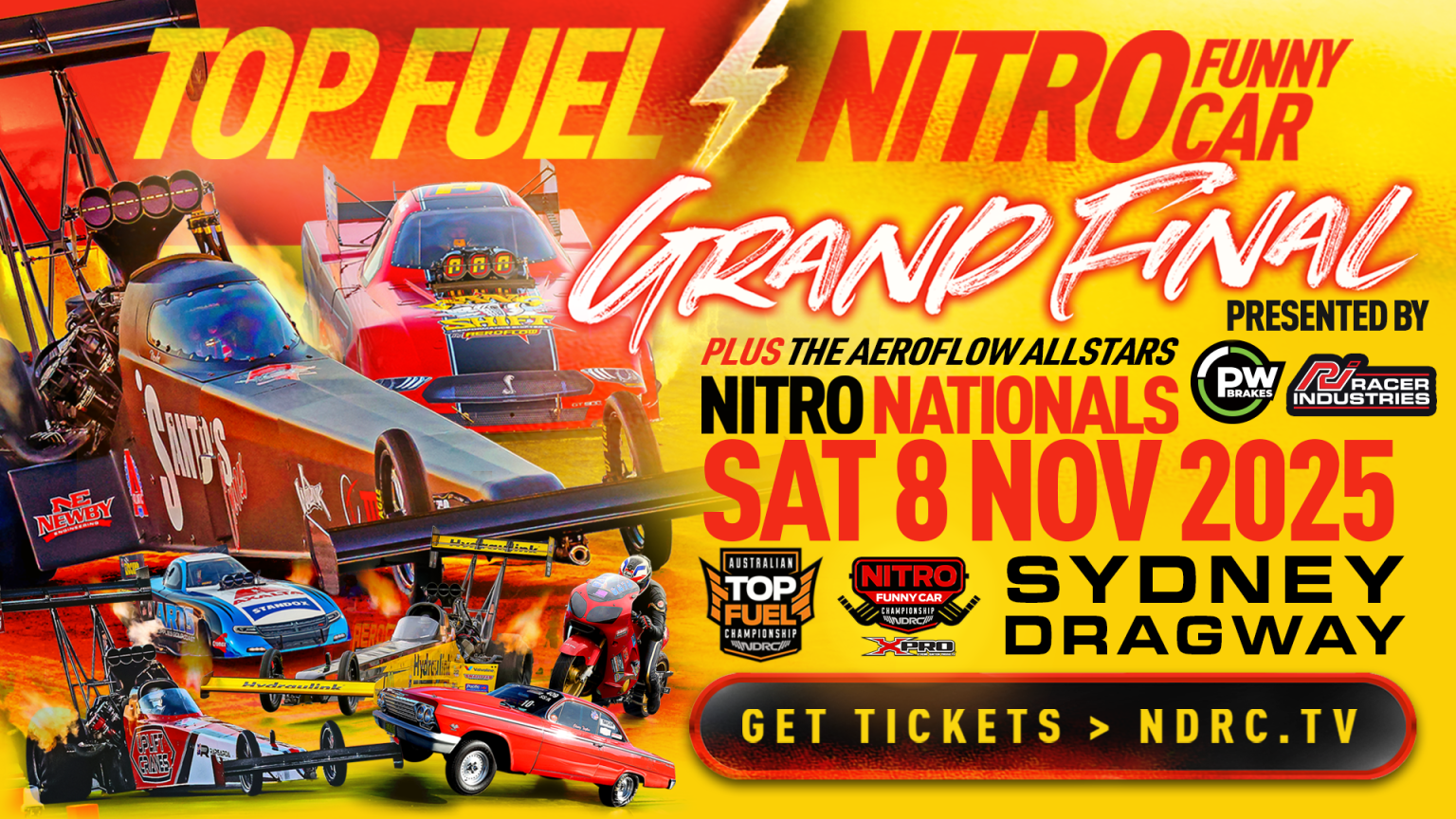 NITRO NATIONALS PRESENTED BY PW BRAKES & RACER INDUSTRIES – TOP FUEL ...